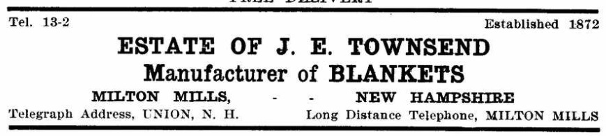 Last Will of John E. Townsend (1871-1914) – Milton Observer